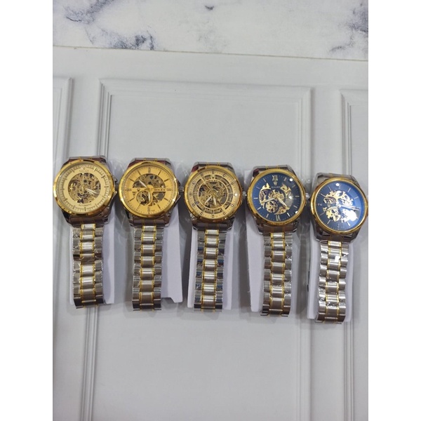 Jual Jam tangan pria rantai automatis RolEx banyak model (1 buah jam ...