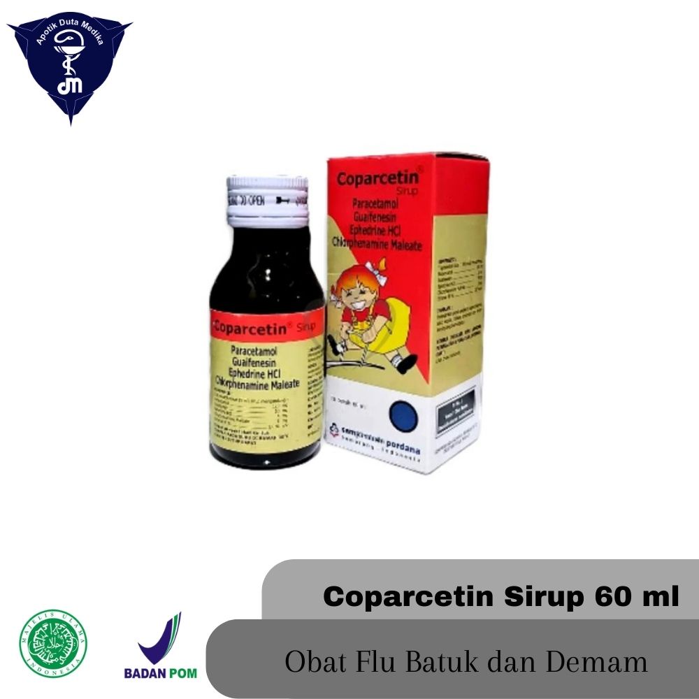 Jual COPARCETIN 60 ML SIRUP/OBAT DEMAM BATUK PILEK ANAK/DEMAM ANAK ...