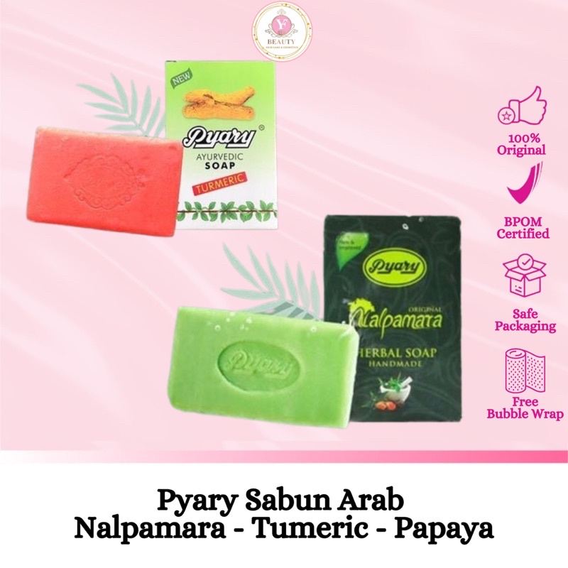 Jual YF BEAUTY PYARY NALPAMARA TUMERIC PAPAYA SABUN ARAB PEMUTIH WAJAH ...