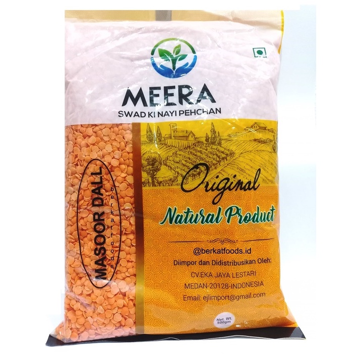 Jual Masoor Dal Meera / Dhal / Daal / Red Orange Lentils / Split ...