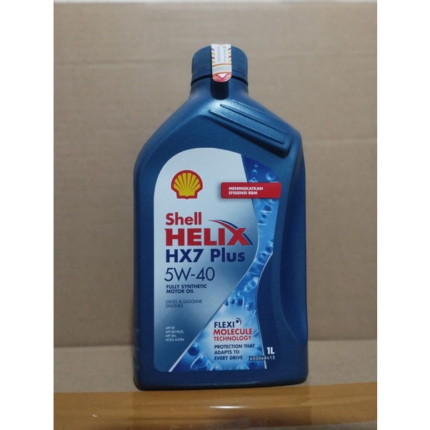 Jual OLI SHELL HELIX hX7 PLUS 5W-40 SHYNTHETIC 1000 ML | Shopee Indonesia