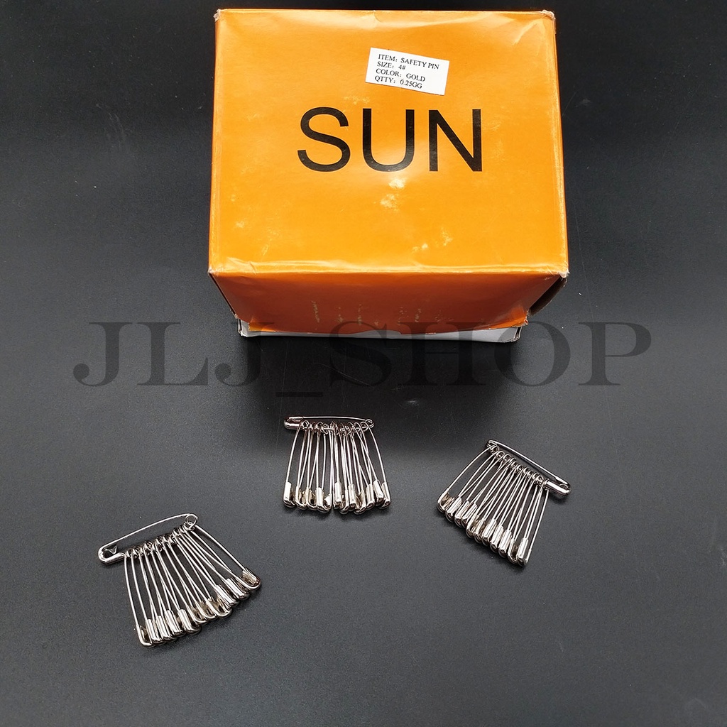 Jual Peniti SUN Per Renceng / Peniti Baju Pakaian merk "SUN" No 02 ...