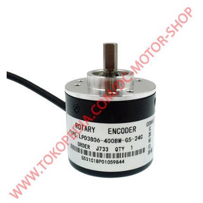 Jual Rotary Encoder 400 Pulses Per Rotation 2 Phase A B Phase 400 PPR ...