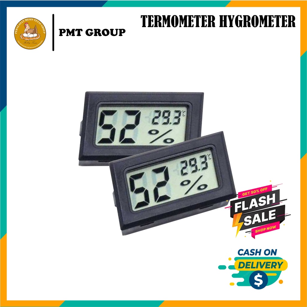 Jual Termometer Hygrometer Termohygrometer Pengukur Suhu dan Kelembaban ...