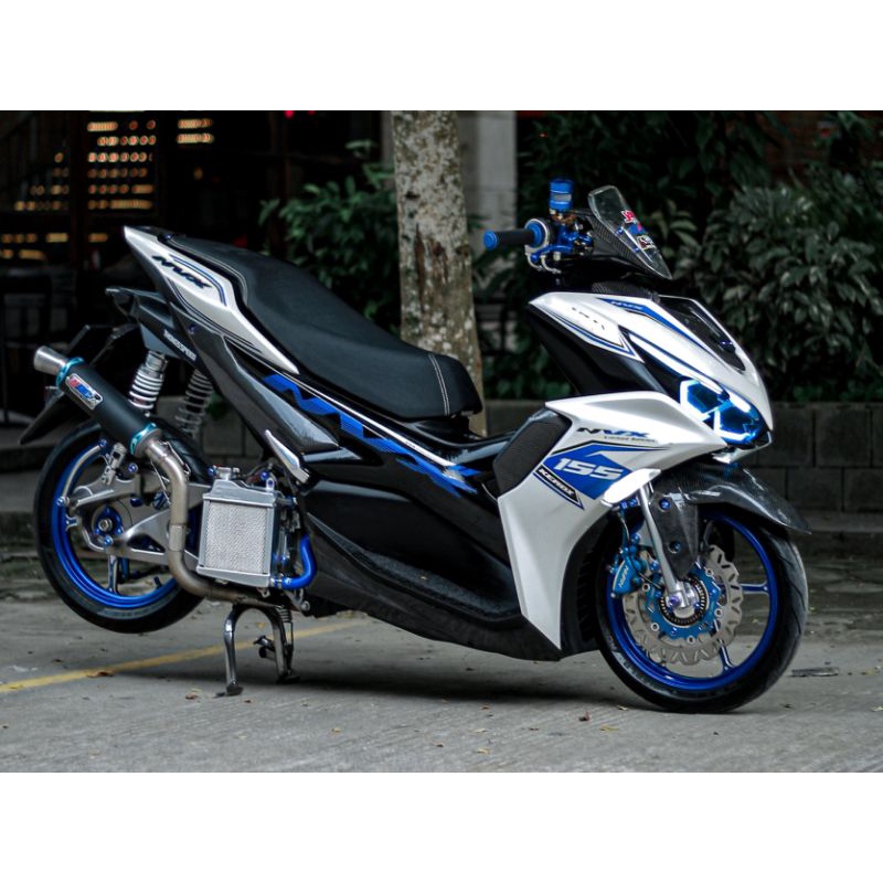 Jual STRIPING STICKER ALL NEW AEROX CONNECTED NVX 155 TRANSPARAN SIMPLE ...