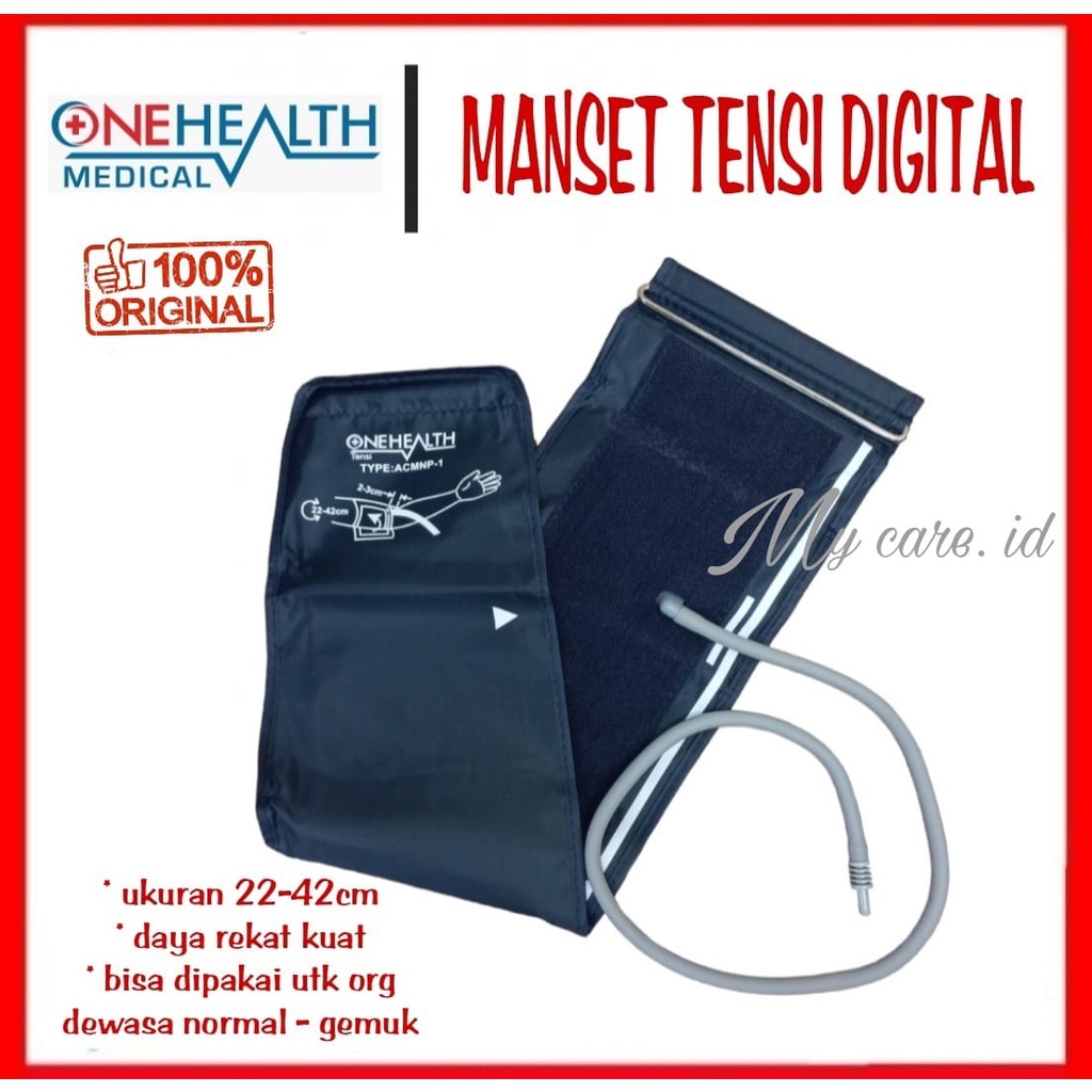 Jual LynCare Manset Tensi Digital ONEHEALTH / Manset Digital Selang ...