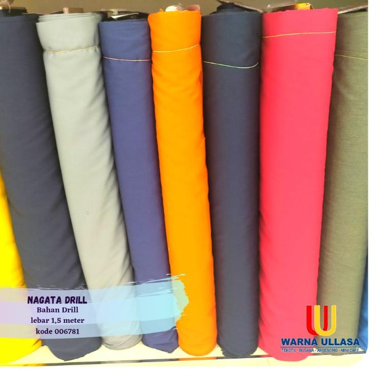Jual Terbaru Bahan Kain Nagata Drill, Bahan Seragam Satpam, Seragam ...