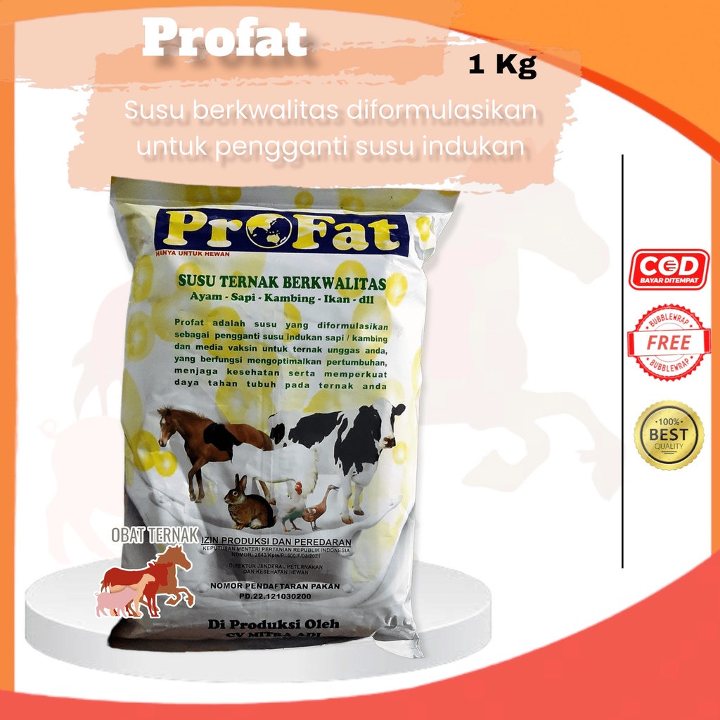 Jual PROFAT SUSU TERNAK 1 KG UNTUK CEMPE PEDET SAPI KELINCI | Shopee Indonesia