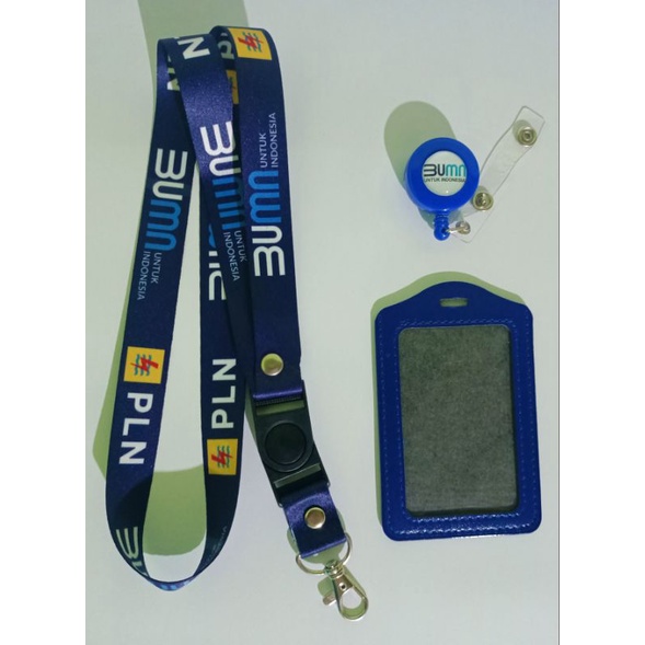 Jual Tali id card PLN BUMN [READY STOK] Lanyard printing satuan ...