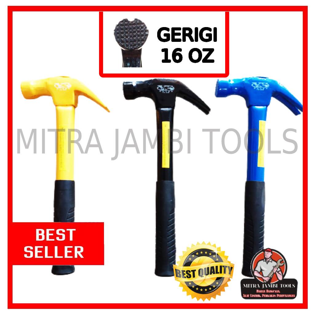 Jual MARTIL BESI BESAR GAGANG FIBER / PALU KAMBING WARNA 16 OZ | Shopee ...