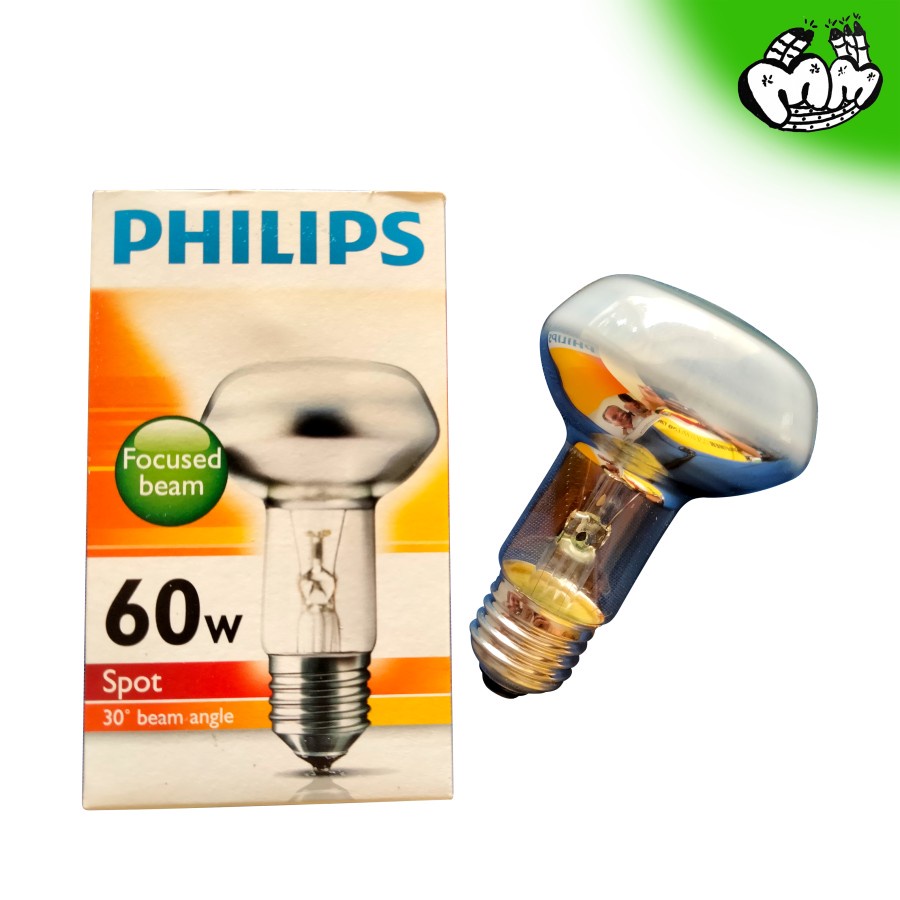 Jual Lampu Philips Reflector 60 Watt Spot Kuning | Shopee Indonesia