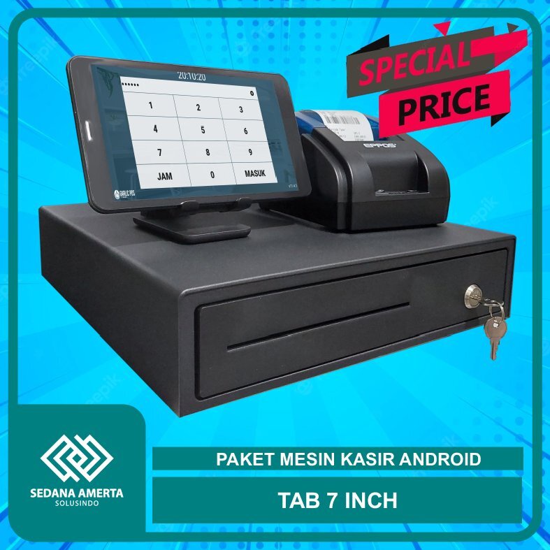 Jual Paket Mesin Kasir Android POS Tablet/Tab - TINGGAL PAKAI - cocok untuk Restaurant, Resto ...