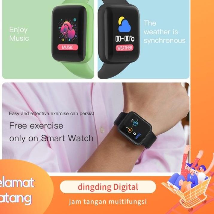 Jual Harga Bersahabat SmartwatchY68/Sport Smartwatch Pria/Macaron ...