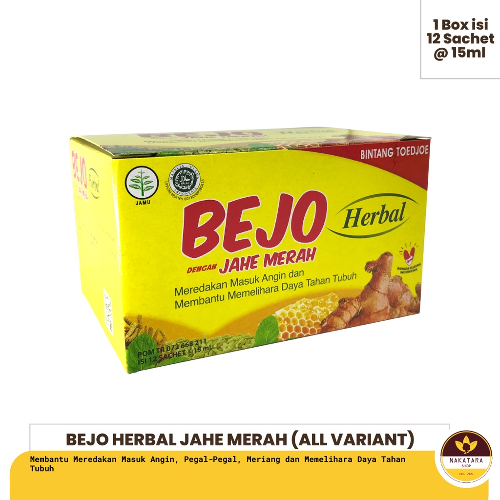Jual BEJO JAHE MERAH CAIR ISI 12 SACHET (BESAR) | Shopee Indonesia