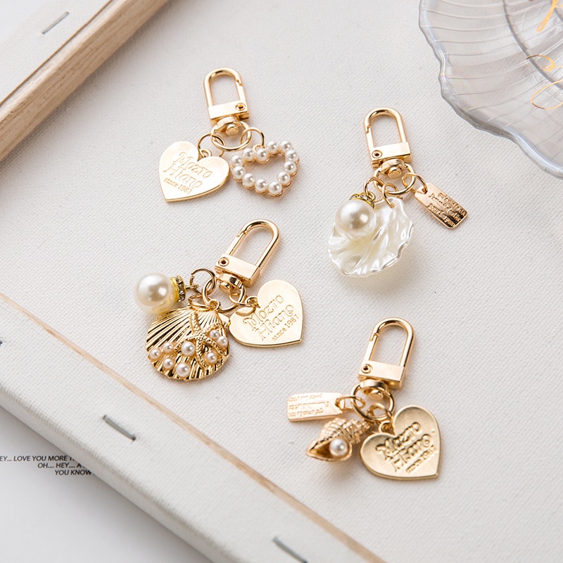 Jual [FS] Mini Keychain Gantungan Kunci Gold Metal Pendant Gaya Klasik ...
