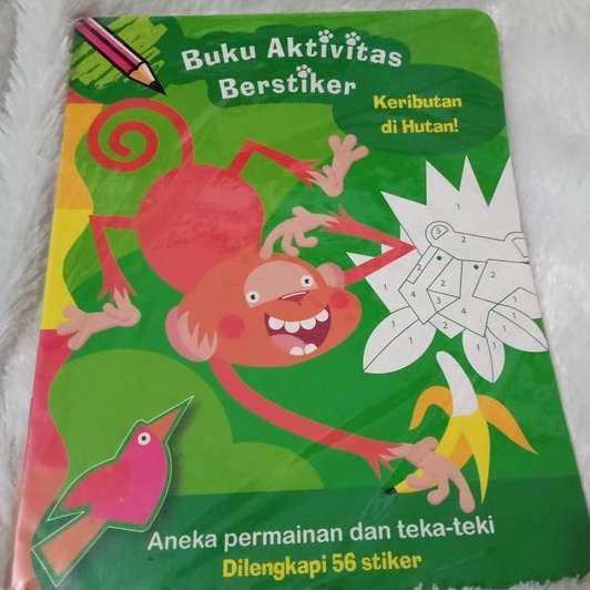 Jual Buku Aktivitas Berstiker : keributan Dihutan | Shopee Indonesia