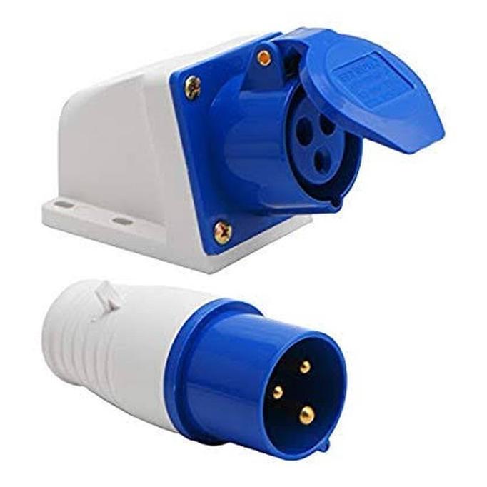 Jual Steker + Stop Kontak Surface Mounting Industrial Socket 3 Phase ...