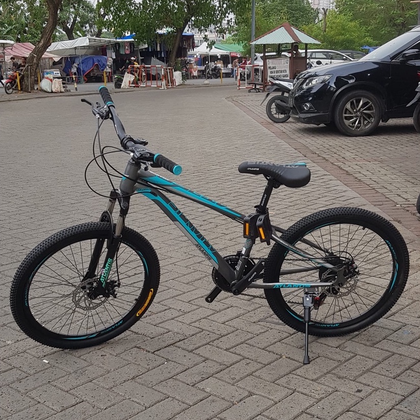 Jual sepeda gunung MTB 24 inch AT AM 24 730 new Atlantis 21 speed 3x7 | Shopee Indonesia
