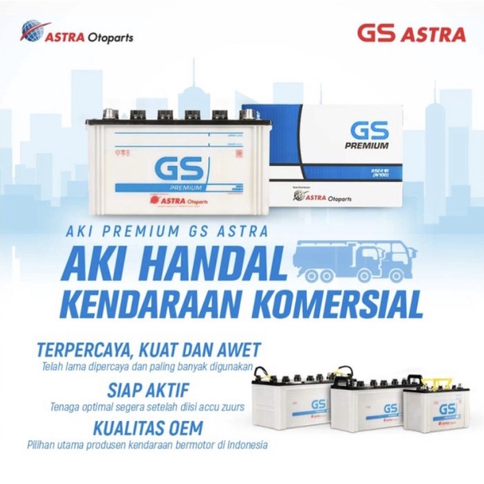 Jual AKI GS ASTRA PREMIUM NS60L/AKI GS PREMIUM NS60L | Shopee Indonesia