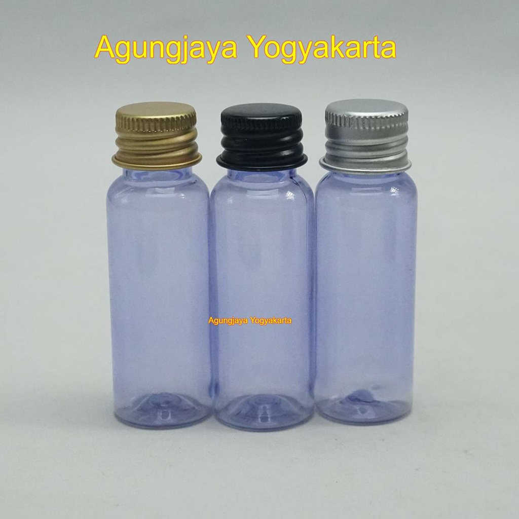 Jual Botol 20 ml Ungu Transparan Alumunium Tidak Segel / Botol Toner ...