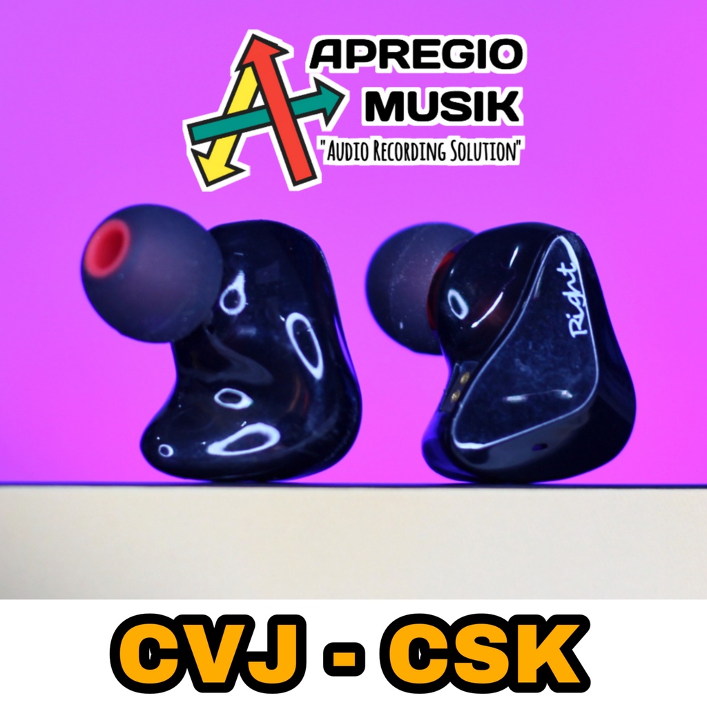 Jual CVJ CSK In ear monitor Earphone Dual Driver Hybrid original ...