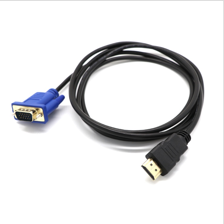 Jual Kabel HDMI To VGA Display Tanpa Audio Untuk Penghubung CPU ke ...