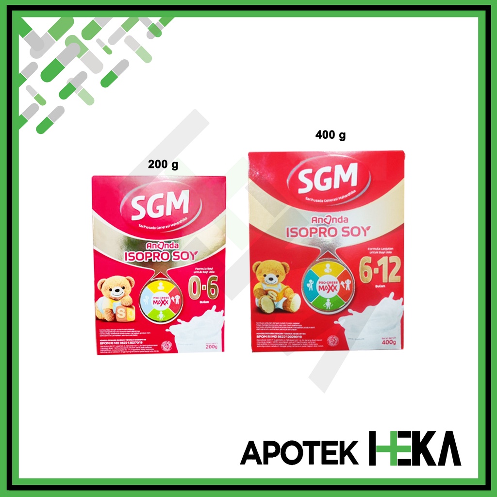 Jual SGM Ananda Isopro Soy 200 g / 400 g - Susu Formula Protein Kedelai (BANDUNG) | Shopee Indonesia