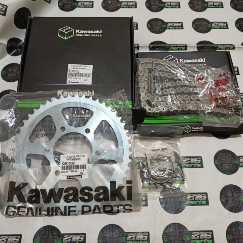 Jual Girset gir set gir depan belakang Rantai ZX25 ZX25R Original ...