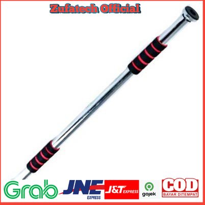 Jual Tiang Latihan Pull Up Pintu Pattern Grip 62-100cm - 1604 - Black ...