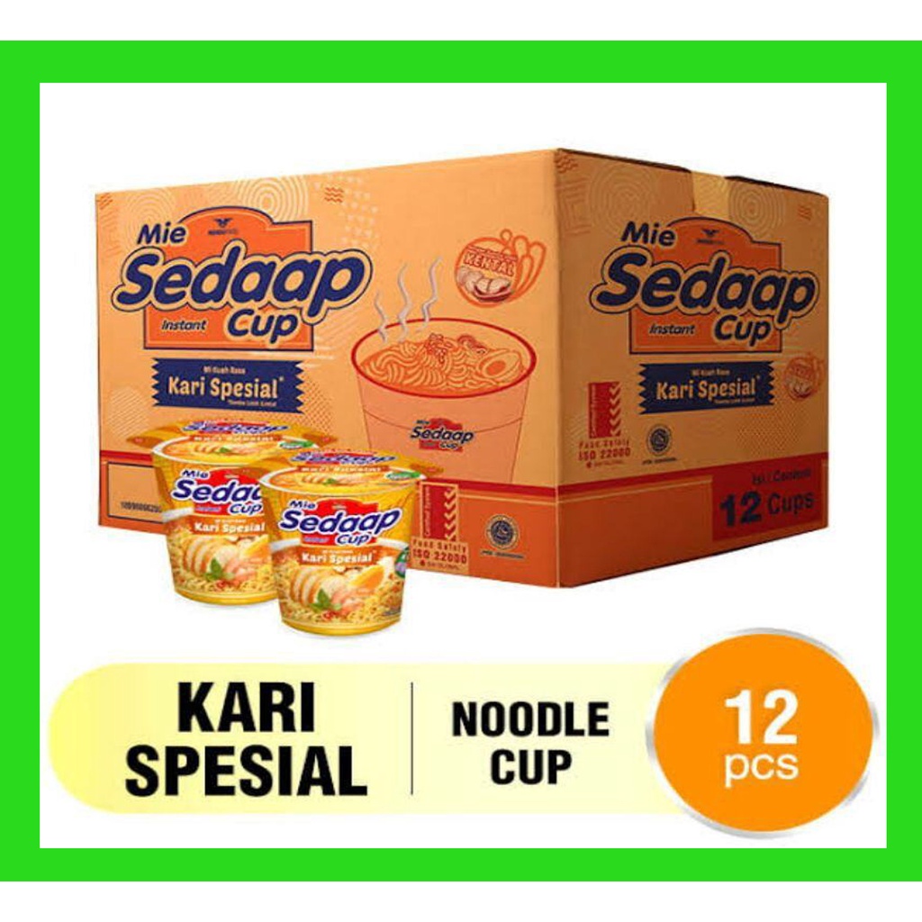 Jual [ 1 dus ] mie sedaap cup kuah 77g | Shopee Indonesia