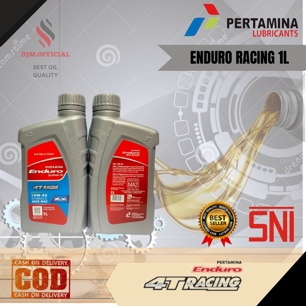 Jual OLI MESIN PERTAMINA ENDURO RACING 1000ML / 1L 4T 10W-40 API SL / OLI HARUM ENDURO | Shopee ...