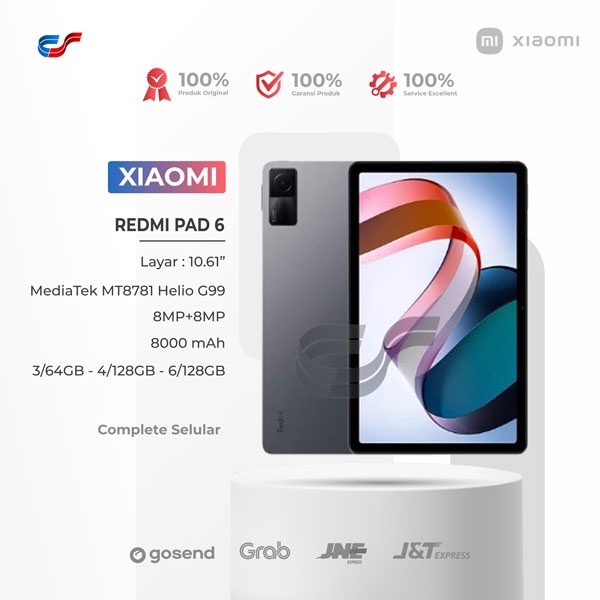 Jual Xiaomi Redmi Pad 2022 6/128GB | Shopee Indonesia