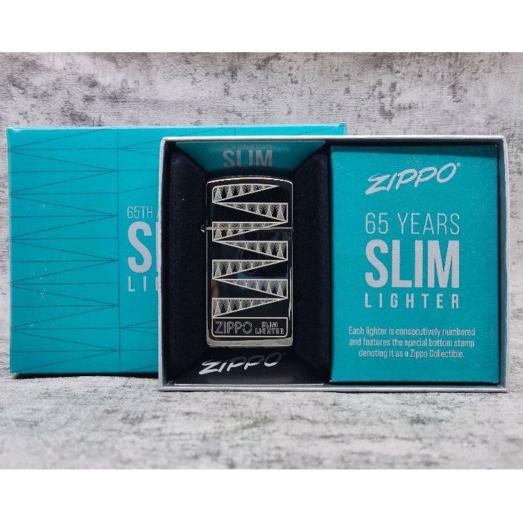 Jual Zippo 49709 Slim 65th Anniversary Limited Edition Original | Shopee Indonesia