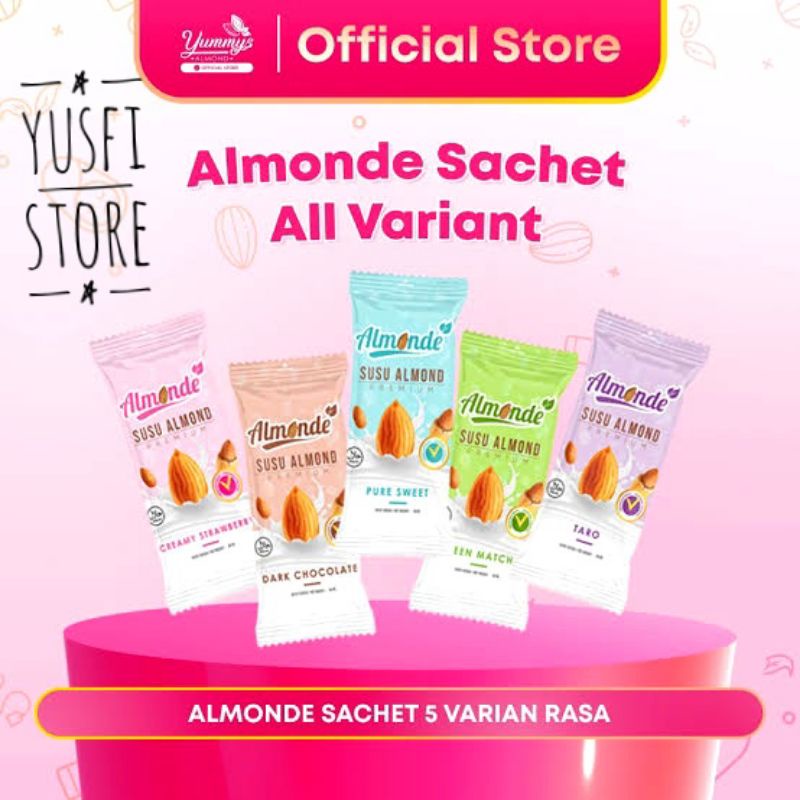 Jual Susu Almonde 1 Sachet Susu Almond Milk Nutrisi Ibu Hamil Bumil ...