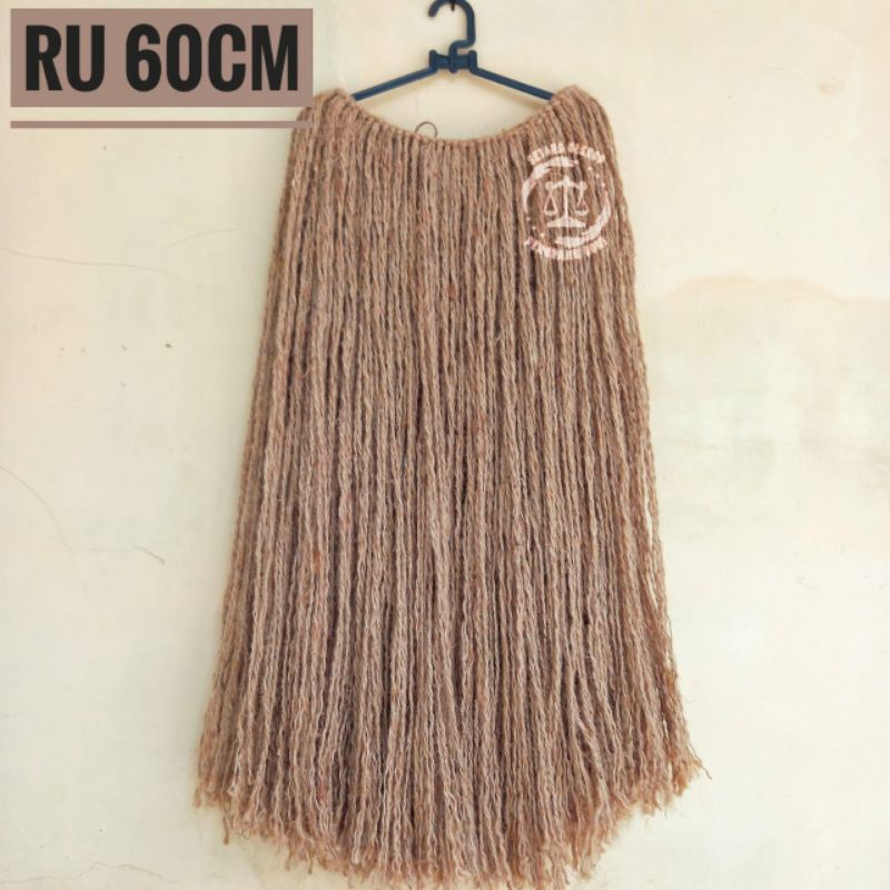 Jual Rok rumbai goni kostum adat Papua panjang 60cm motif unik keriting ...