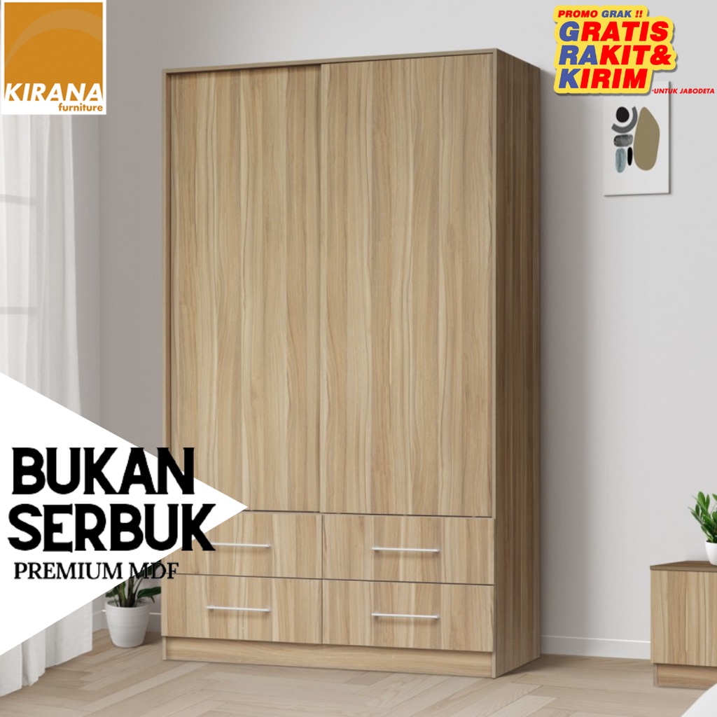 Jual KIRANA Oxford - Lemari Pakaian Sliding 2 Pintu / Lemari Baju ...