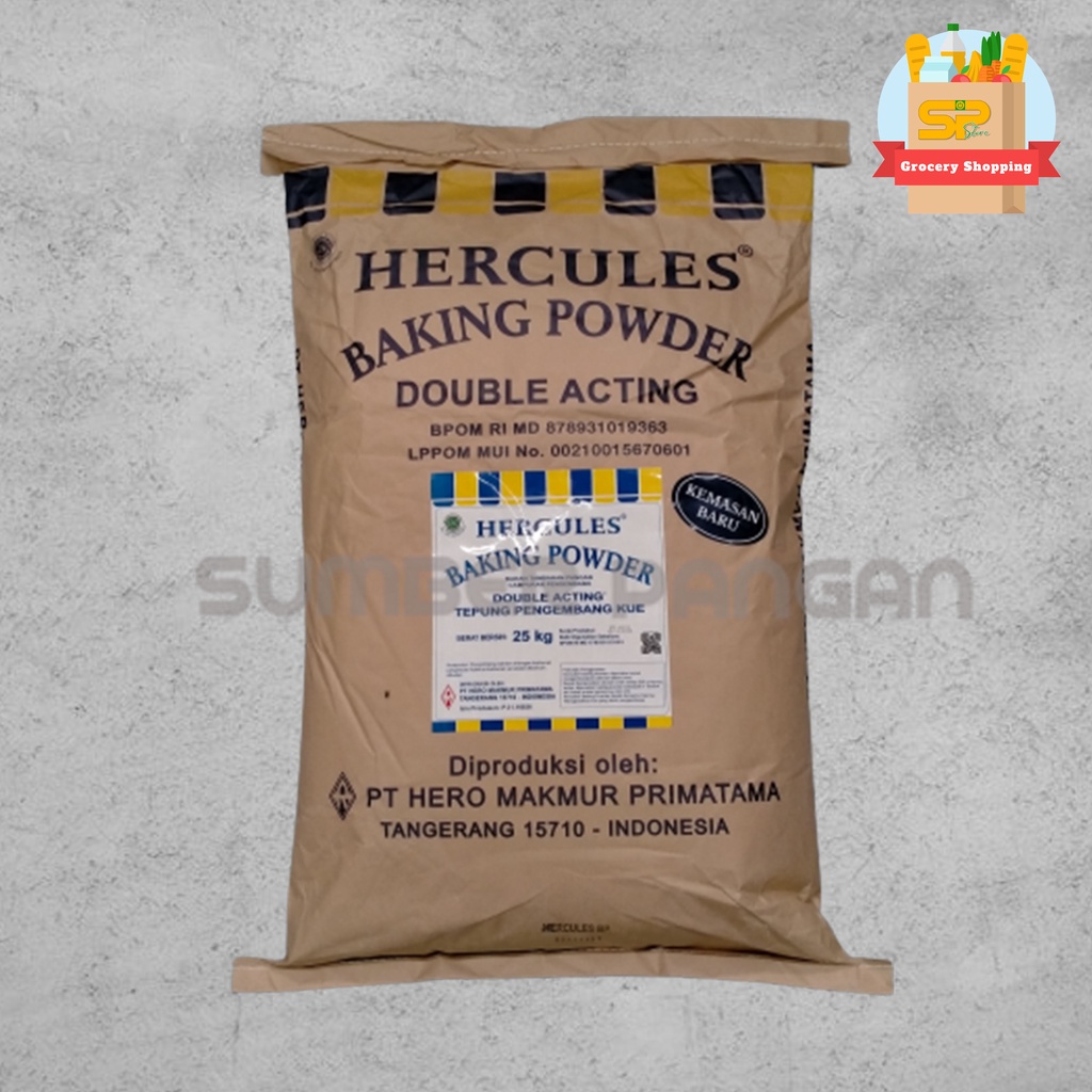 Jual Baking Powder Hercules original 25kg (1zak) | Shopee Indonesia