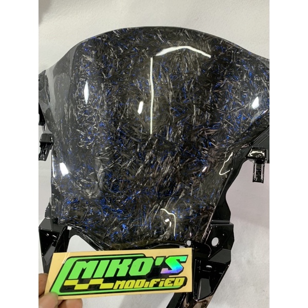 Jual panel front pcx 160 cover winshield cover depan speedometer carbon ...