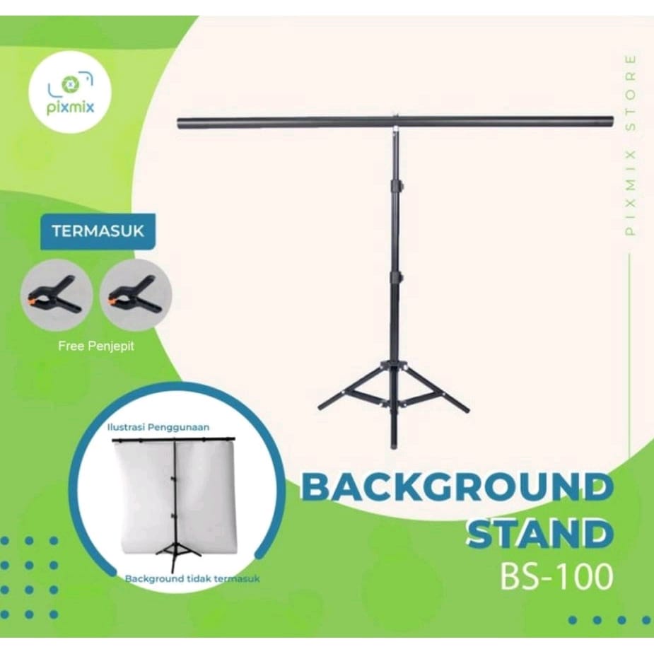 Jual TIANG KAKI SANDARAN ALAS FOTO STUDIO BACKGROUND 1 METER UPLOAD ...