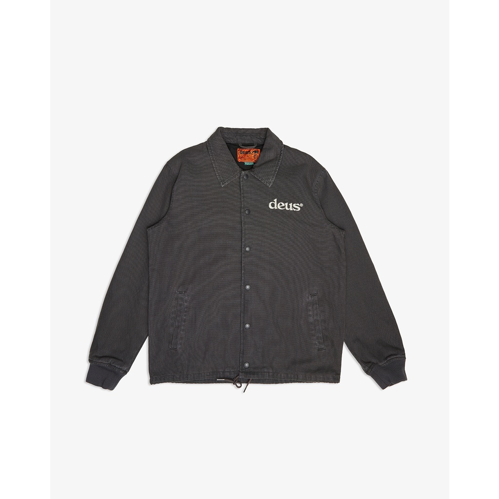 Jual Deus Ex Machina - Records Canvas Coach Jacket | Shopee Indonesia