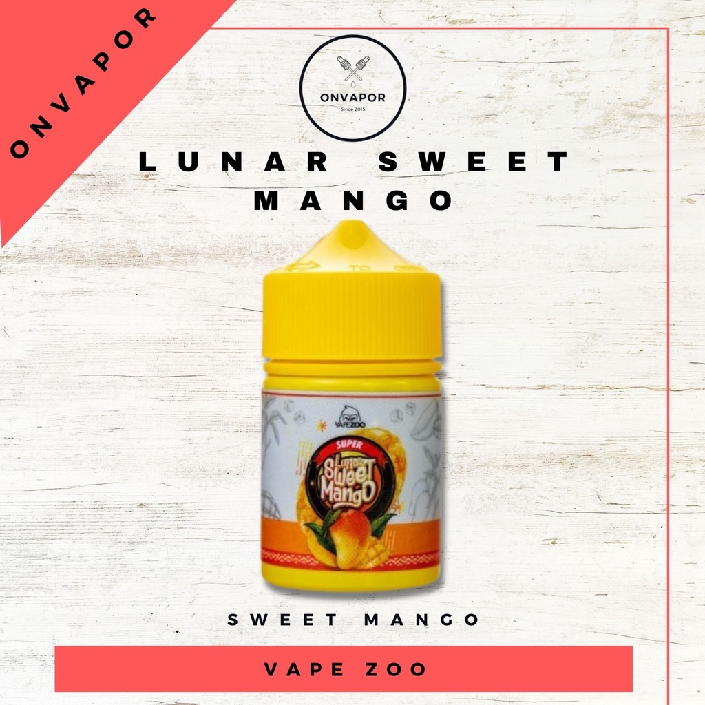 Jual Lunar Sweet Mango SUPER Liquid Vape Freebased 60ML | Shopee Indonesia