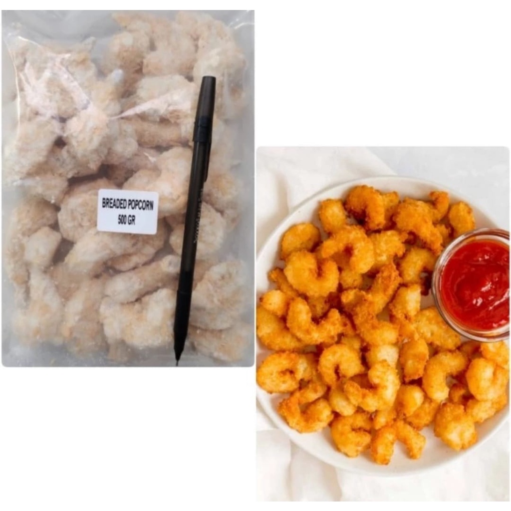 Jual Premium Shrimp Popcorn Udang Utuh Goreng Tepung Crispy Ebi 500 ...