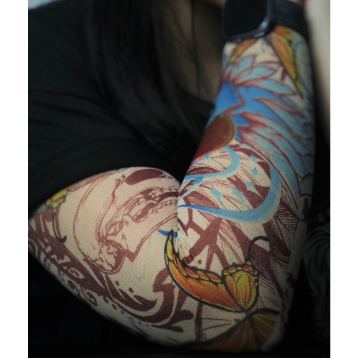 Jual TERPERCAYA MANSET TATO SLEEVE/ SARUNG TANGAN TATO/ TATO TEMPORARY ...