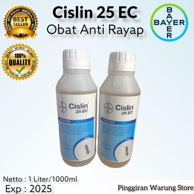 Jual Cislin 25 EC @1 Liter Obat Racun Anti Rayap Bayer Original | Shopee Indonesia