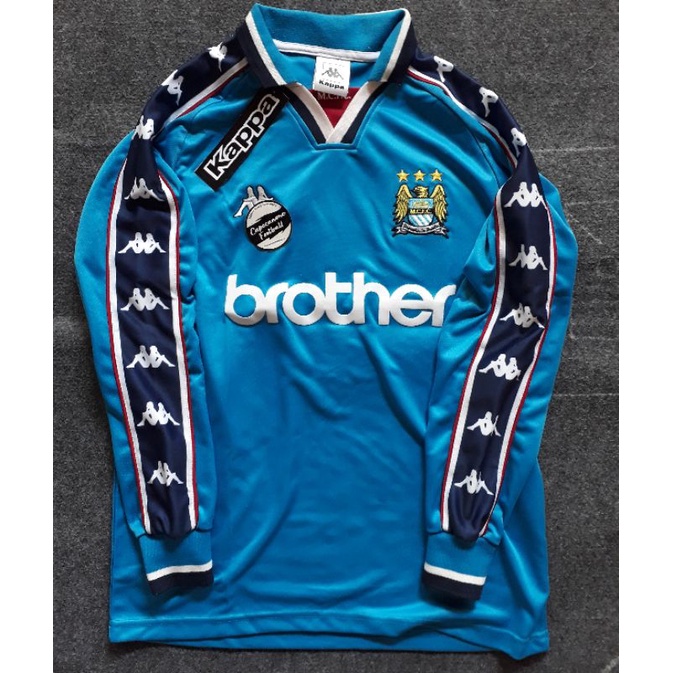 Jual BAJU JERSEY Manchester City RETRO 1997 97 1998 1999 98 99 2000 ...