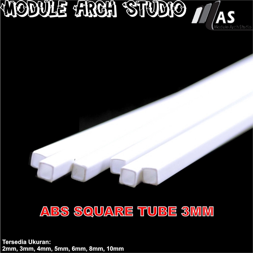 Jual ABS Square Tube - Maket Pipa Kotak - Stick Plastik Kotak | Shopee ...