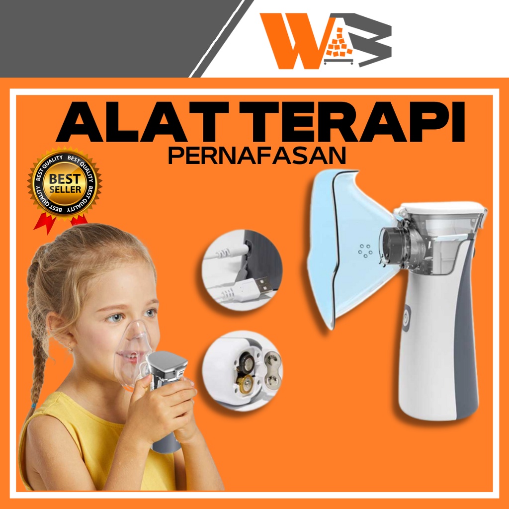 Jual COD Alat Terapi Pernafasan Asma Nebulizer Inhaler Atomizer ...