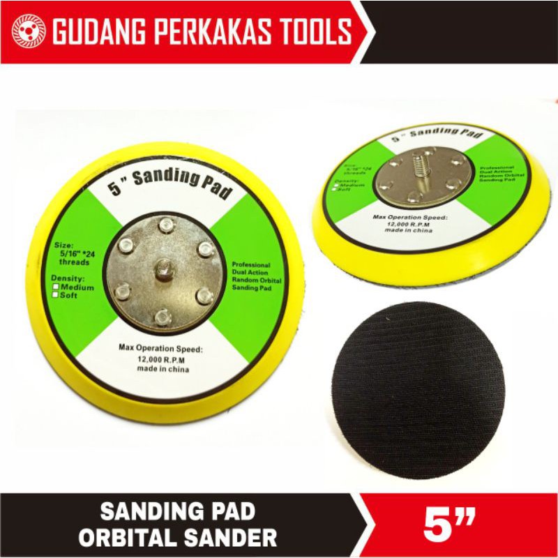 Jual Bull Sanding pad orbital sander 5” | Shopee Indonesia