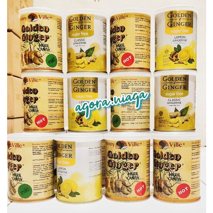 Jual Golden Ginger Sunny Ville Candy / Golden Ginger Sugar Free ...