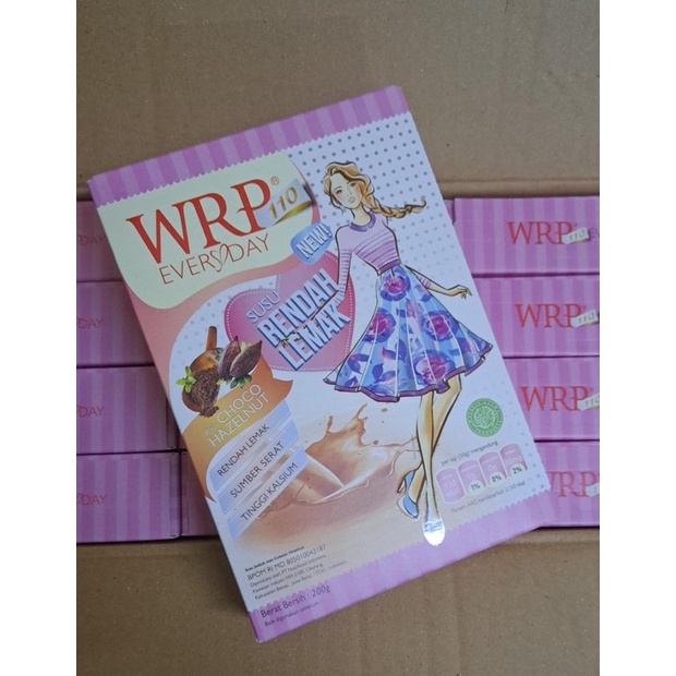 Jual Susu Low Fat WRP Everyday Choco Hazelnut 200gr | Shopee Indonesia